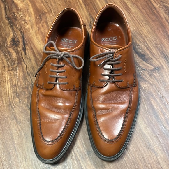 Ecco | Shoes | Mens Ecco Brown Leather Dress Shoes | Poshmark
